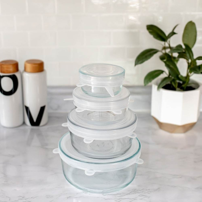 Reusable Silicone Stretch Lids [6-Pack] – Zero Waste Cartel