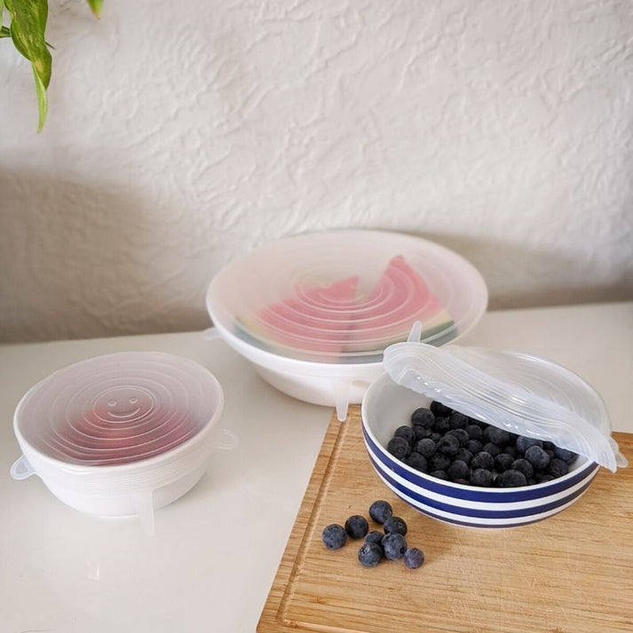 Reusable Silicone Stretch Lids [6-Pack] – Zero Waste Cartel
